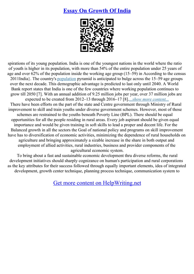 Essay On India In 2020 | PDF