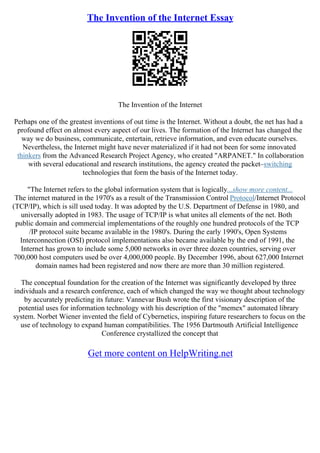 Essay On Invention Of Computer | PDF