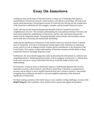 Essay On Jamestown.pdf