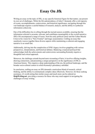 Essay On Jfk.pdf