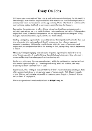 Essay On Jobs.pdf
