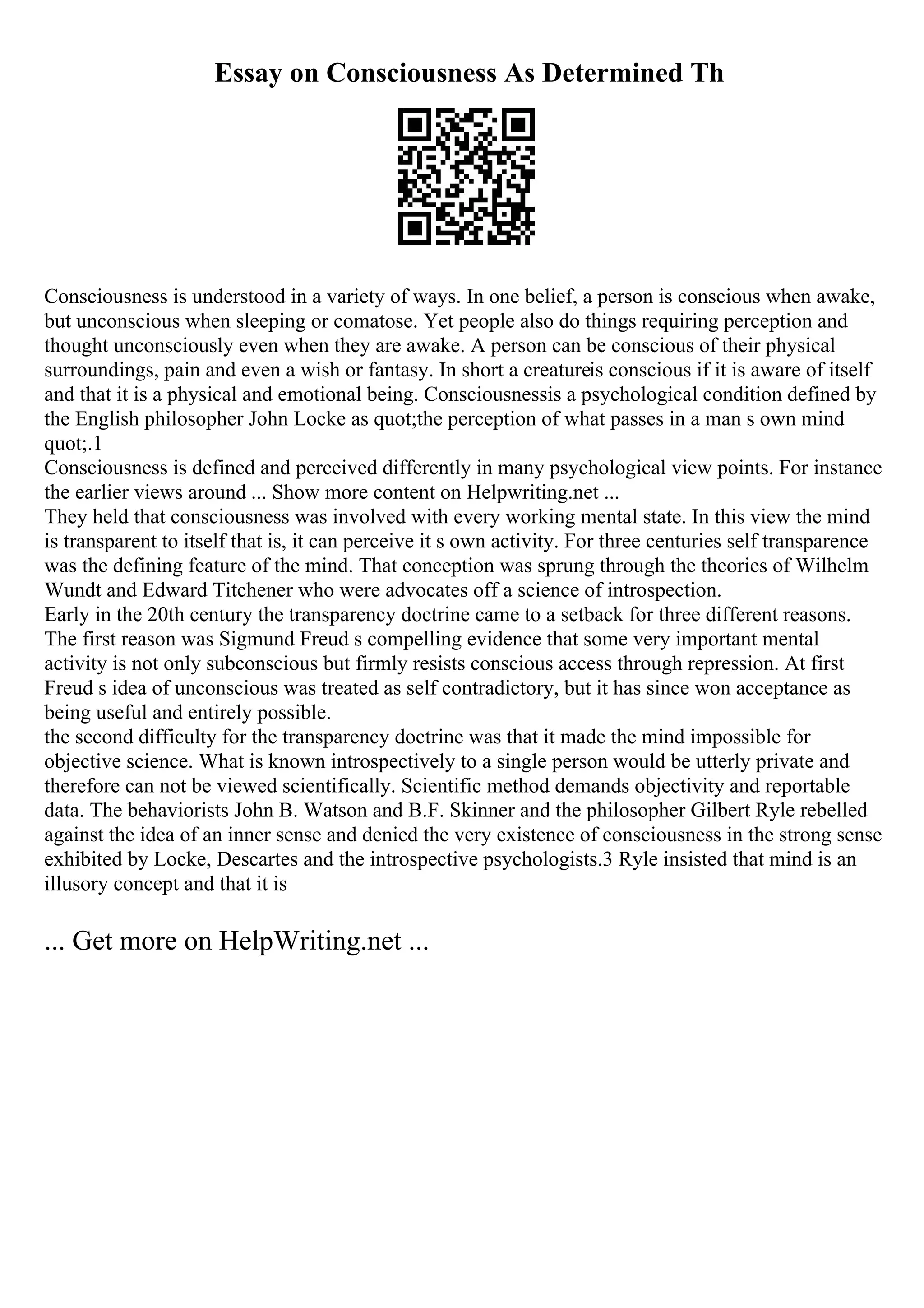 Essay On John Wayne Gacy | PDF