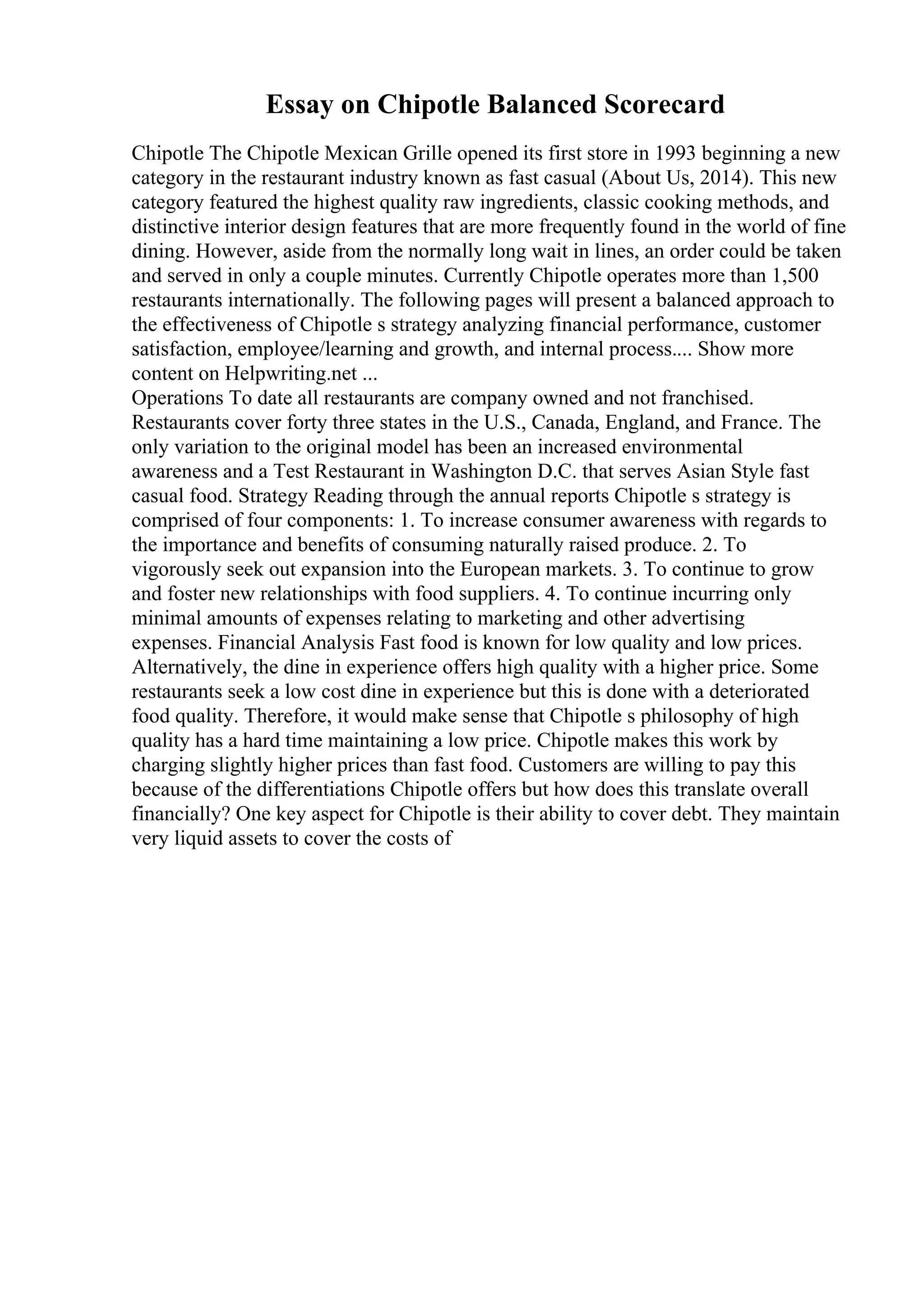 Essay On Junk Food | PDF