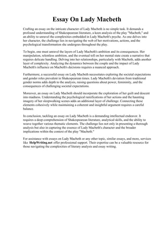 Essay On Lady Macbeth.pdf