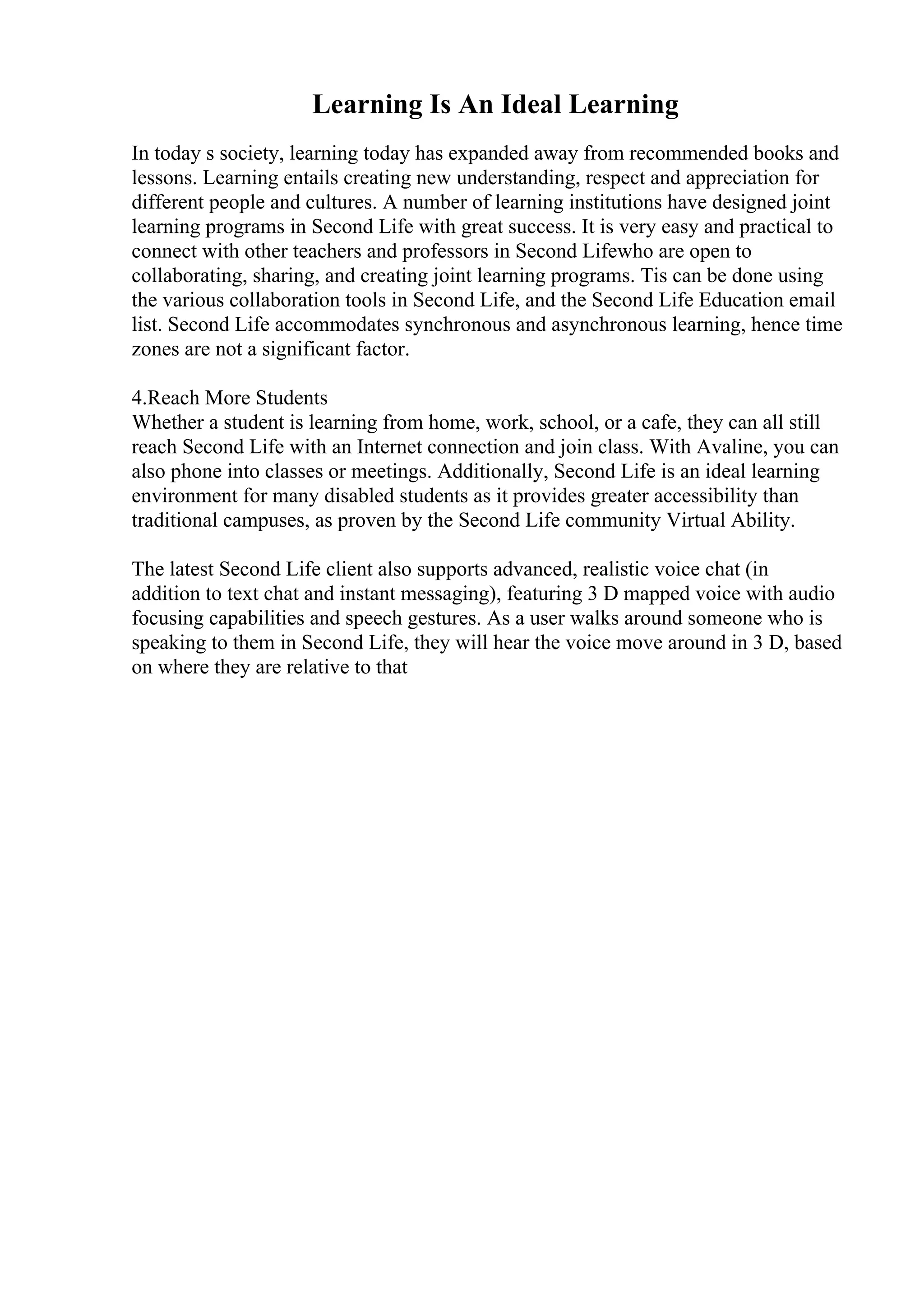 Essay On Learning Theories | PDF