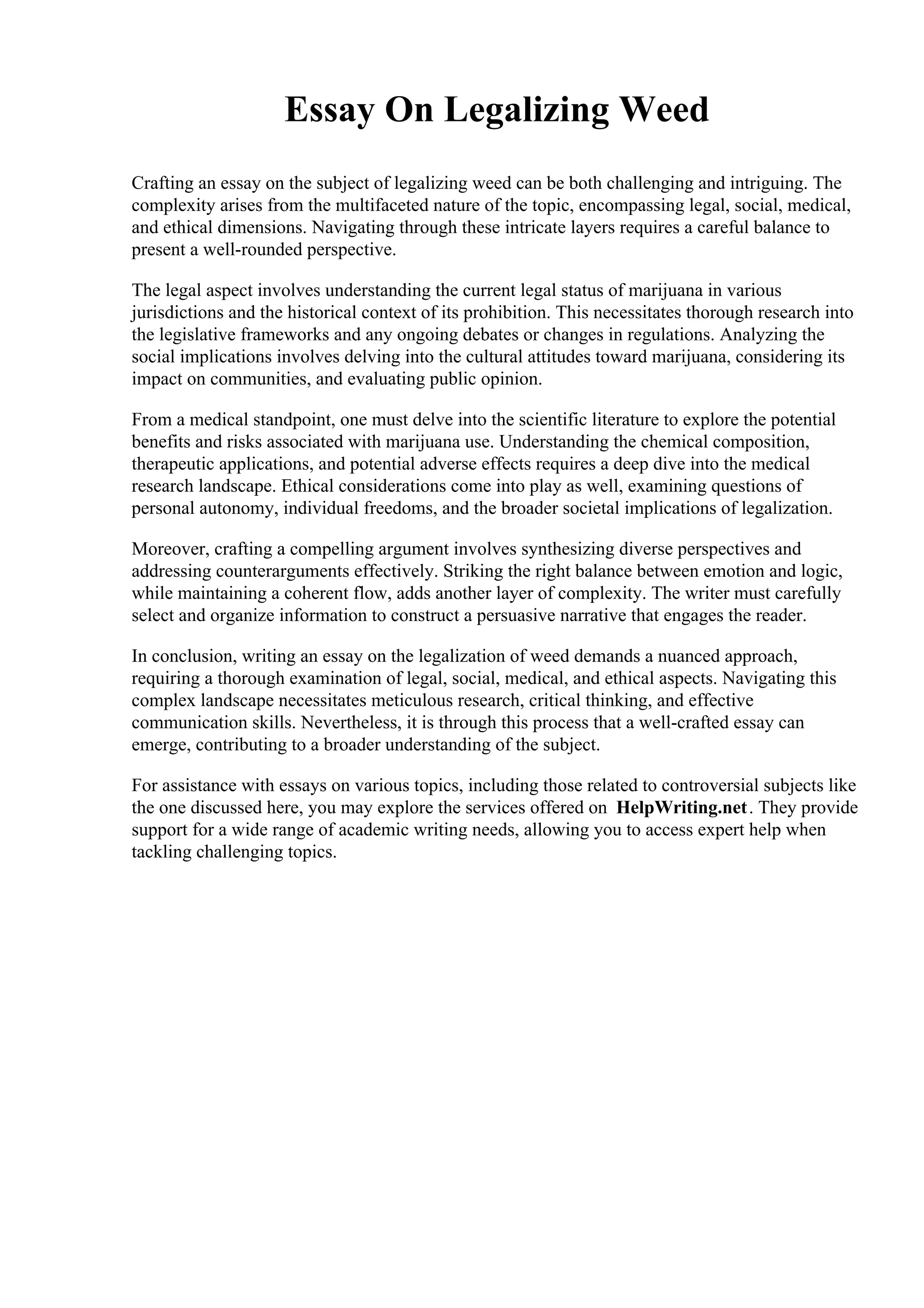 Essay On Legalizing Weed.pdf