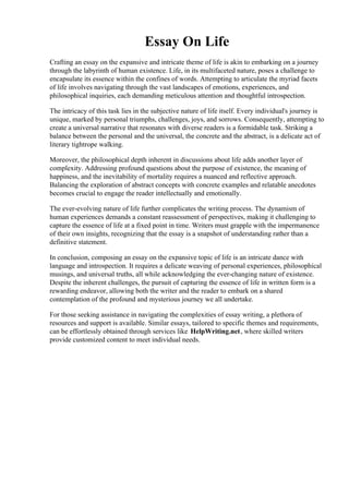 Essay On Life.pdf
