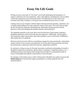 Essay On Life Goals.pdf