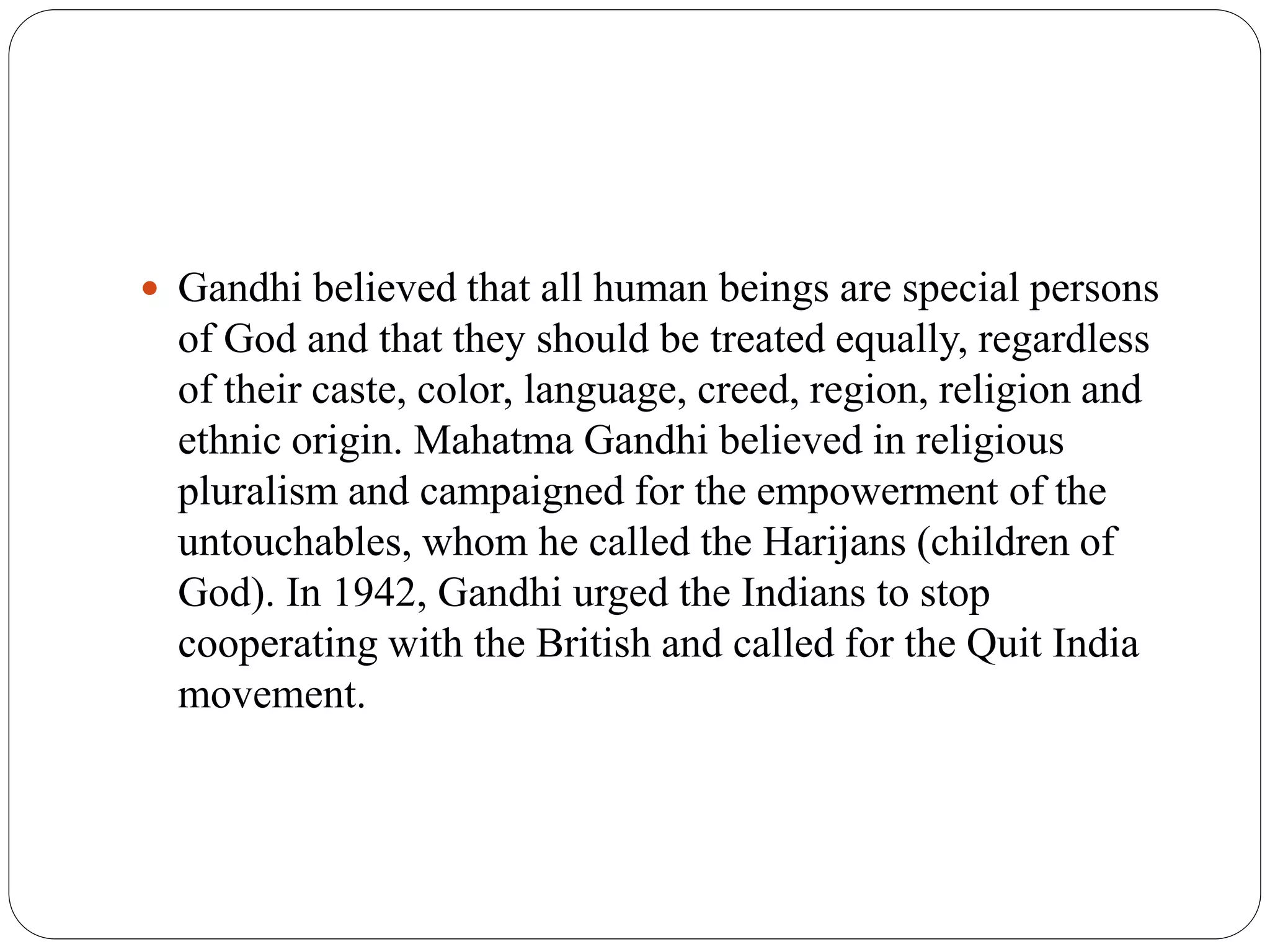 Essay on mahatma gandhi | PPTX