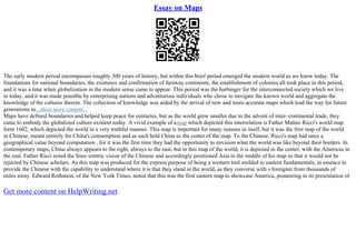 Essay On Maps | PPT