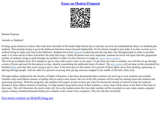 Essay On Modest Proposal | PPT