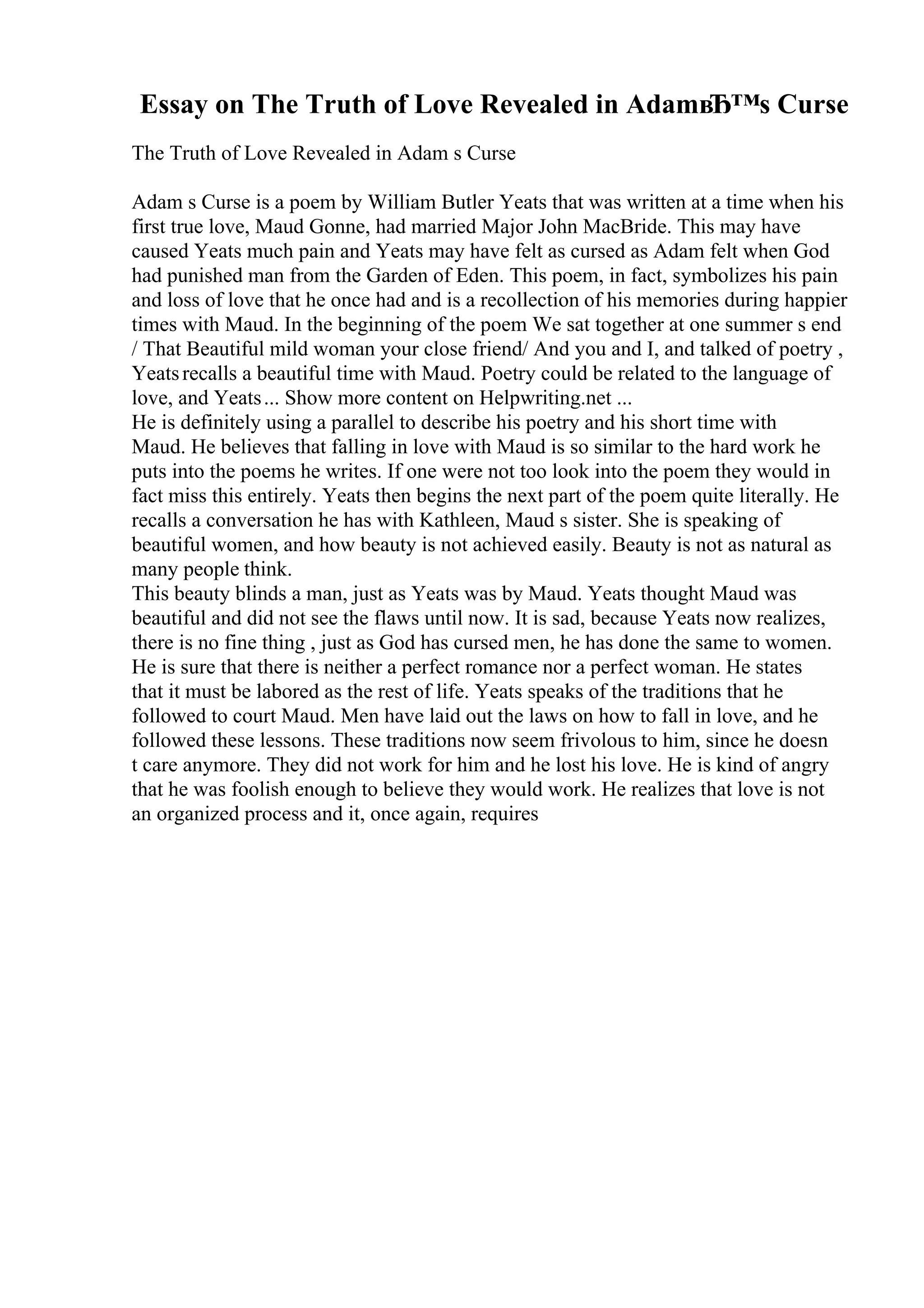 Essay On Mother Teresa For Kids | PDF