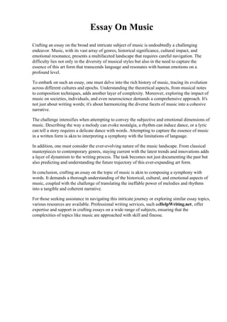Essay On Music.pdf