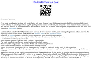 Essay On Musical Instruments | PDF