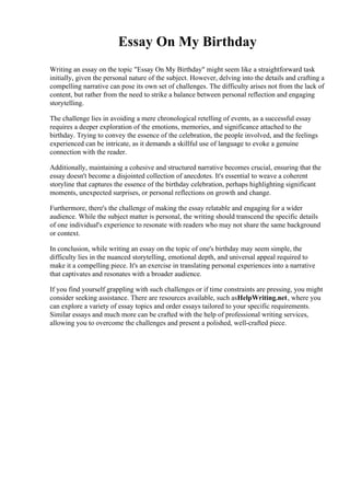 Essay On My Birthday.pdf