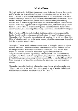 Essay On My Country In English For Class 5 | PDF