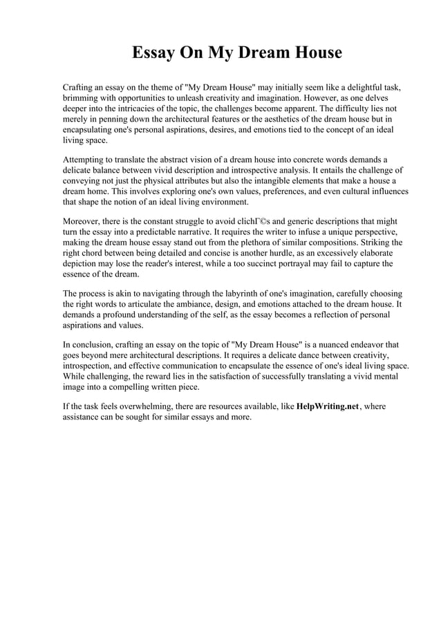 Essay On My Dream House.pdf
