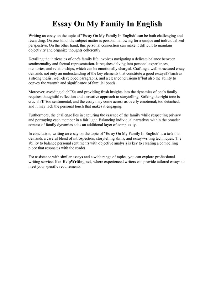 Essay On My Family In English.pdf