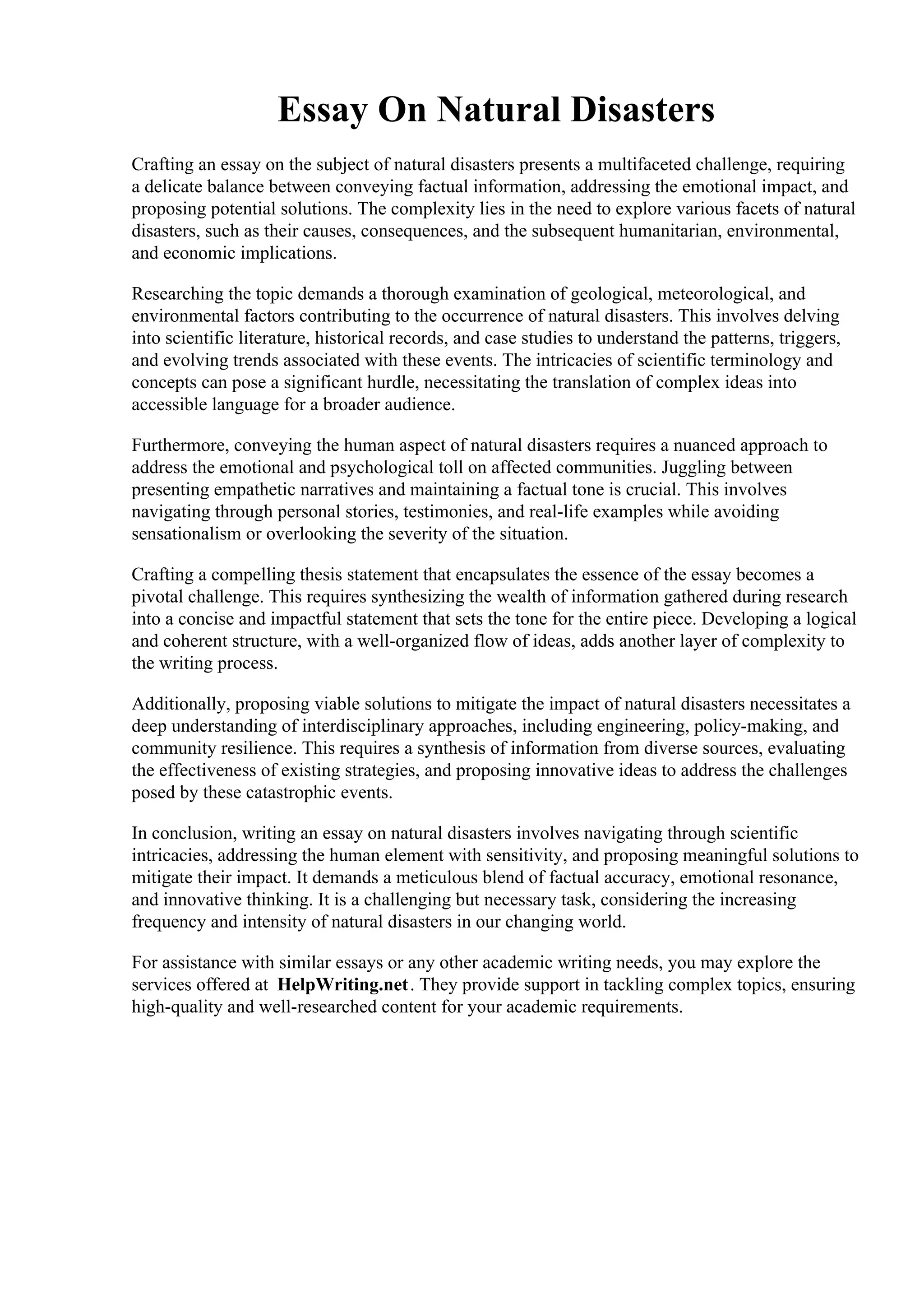 Essay On Natural Disasters.pdf