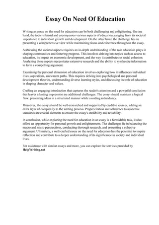 Essay On Need Of Education.pdf