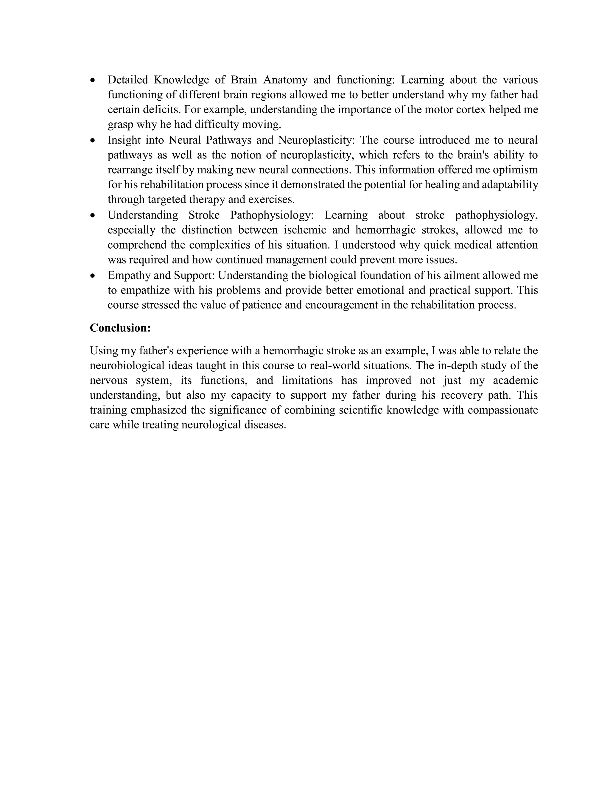 Understanding My Father's Hemorrhagic Stroke: A Personal Case Study.docx