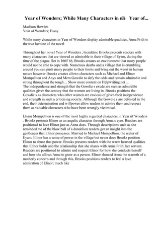 Essay On Nobel Prize | PDF