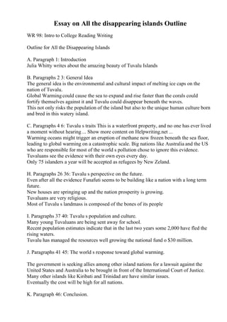 Essay On Our Village | PDF