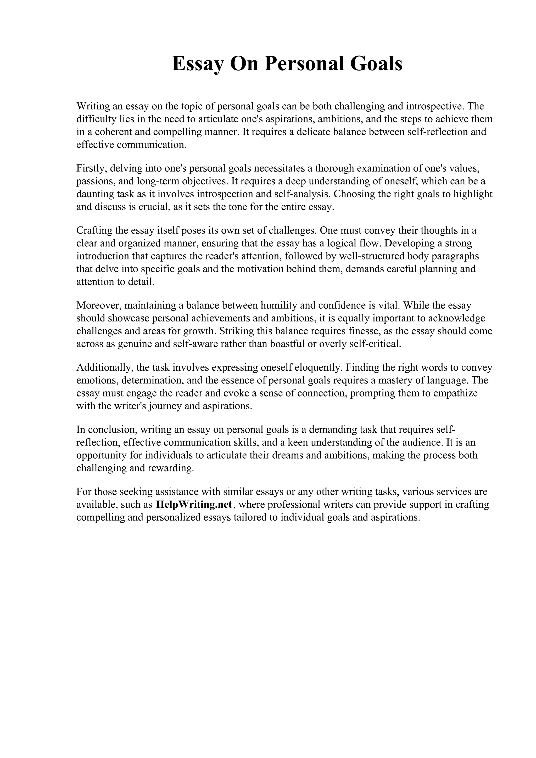 Essay On Personal Goals.pdf