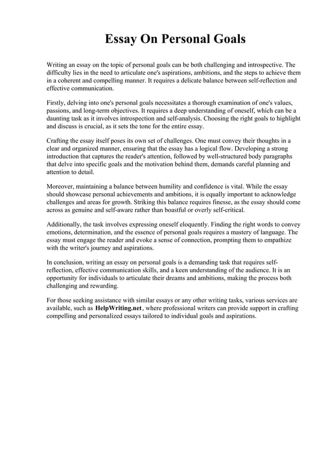 Essay On Personal Goals.pdf