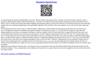 Essay On Persuasive Speech | PPT