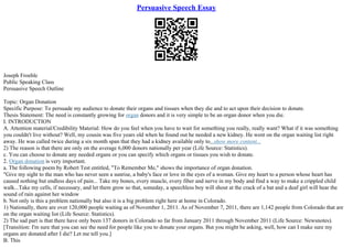 Essay On Persuasive Speech | PPT