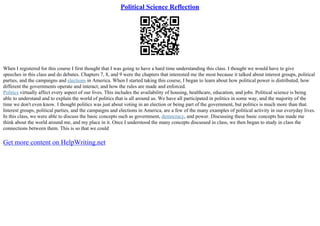 Essay On Politics And Controversy | PDF | Political Issues & policy ...