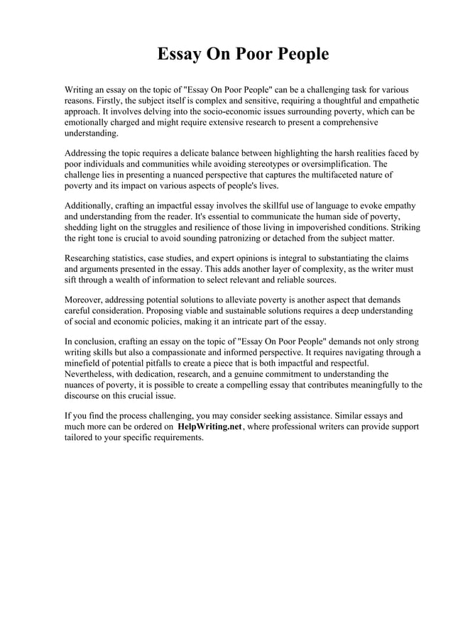 Essay On Poor People.pdf