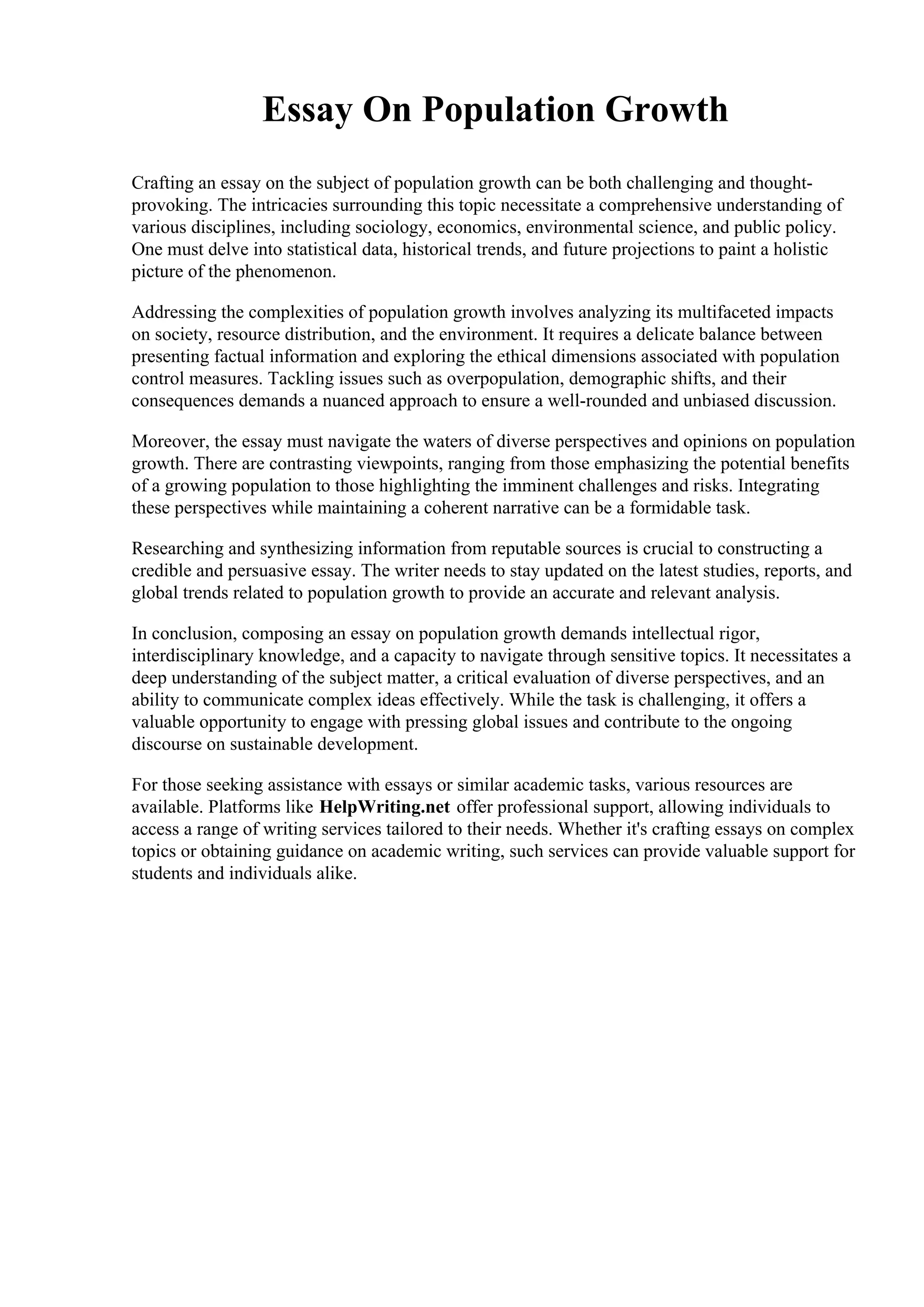 Essay On Population Growth.pdf