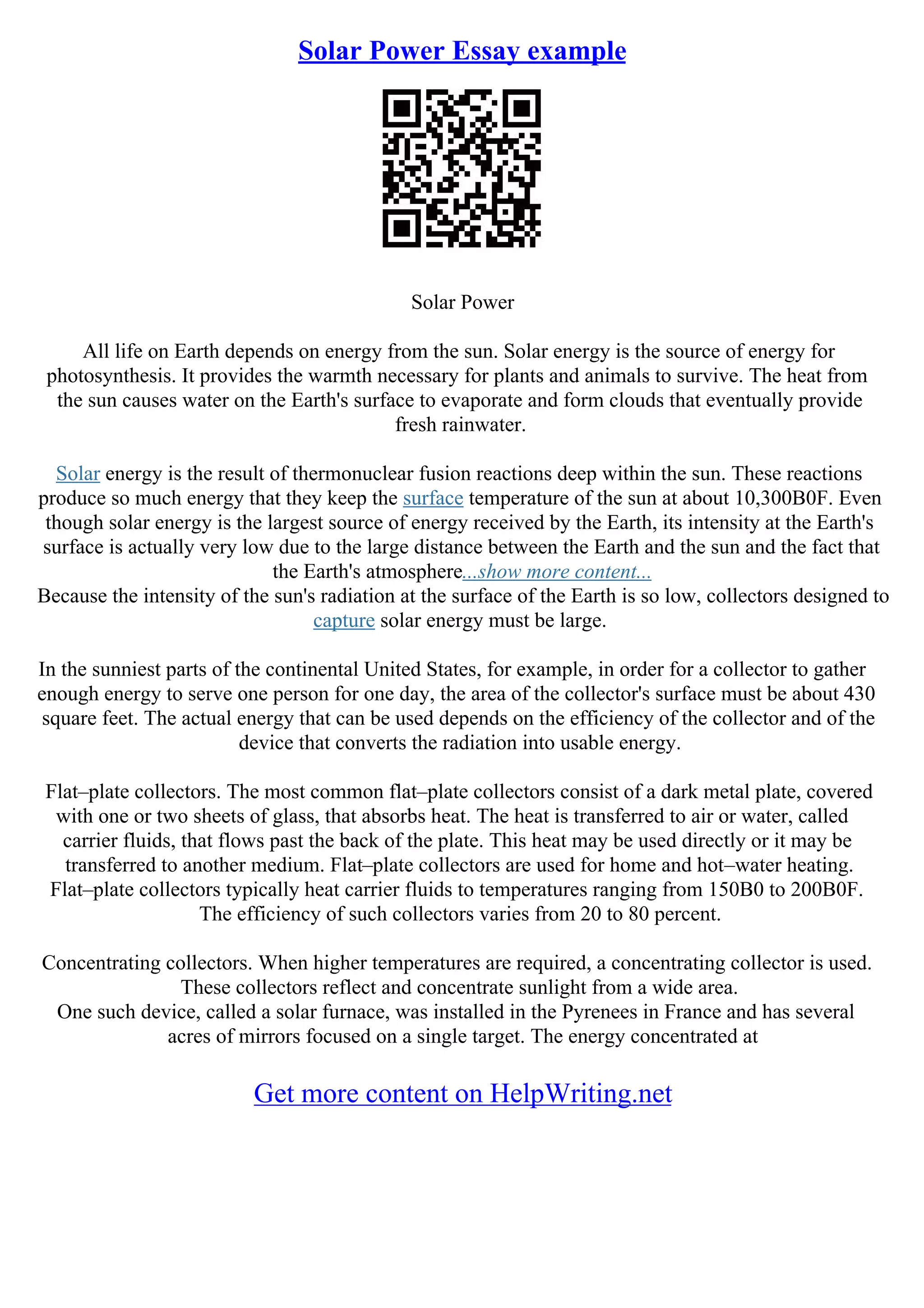 Essay On Power | PDF