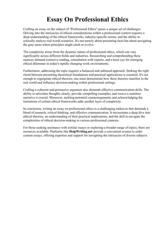 Essay On Professional Ethics.pdf