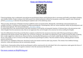 Essay On Psychology | PPT