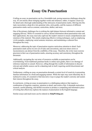 Essay On Punctuation.pdf