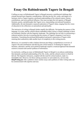 Essay On Rabindranath Tagore In Bengali.pdf