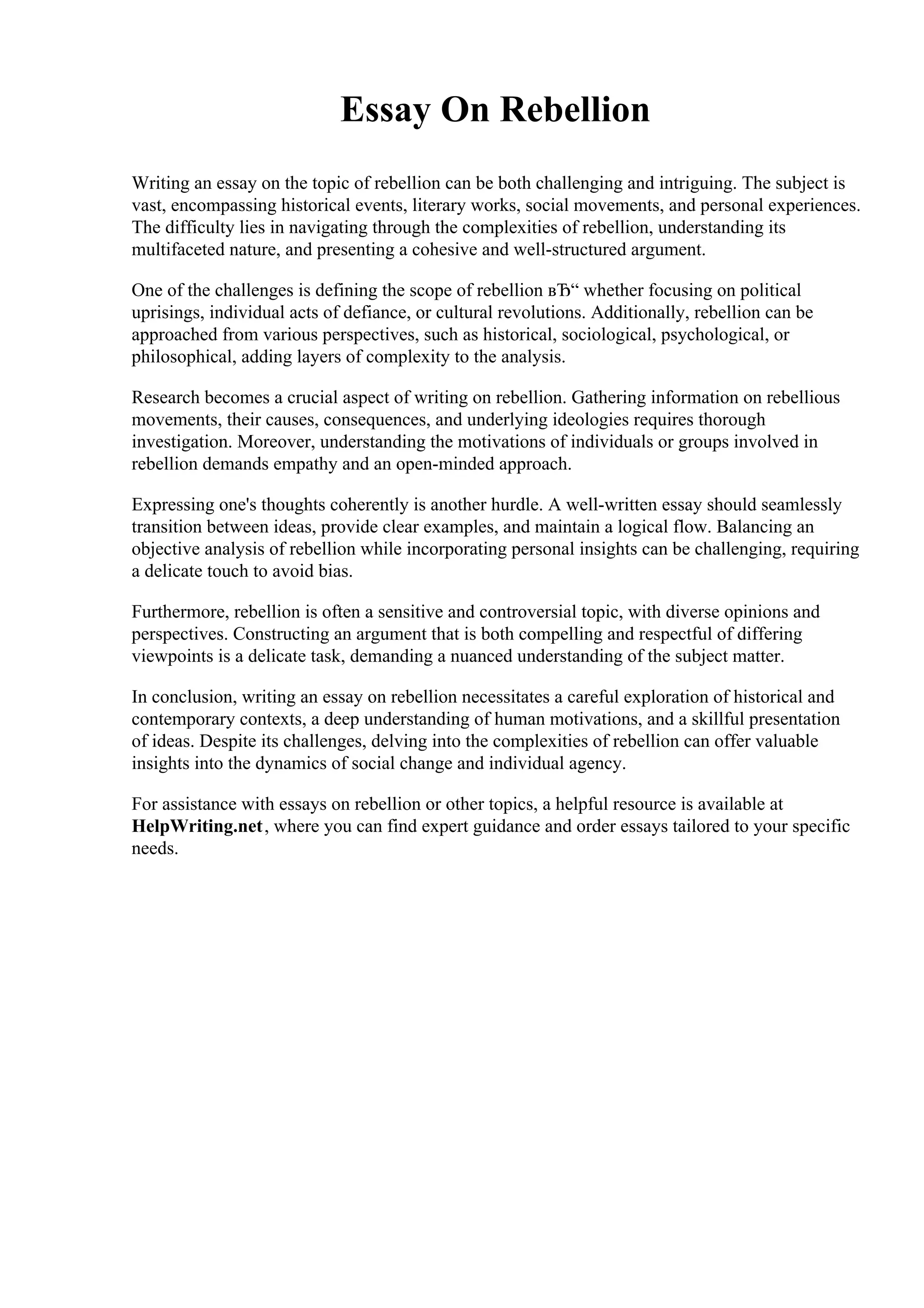 Essay On Rebellion.pdf