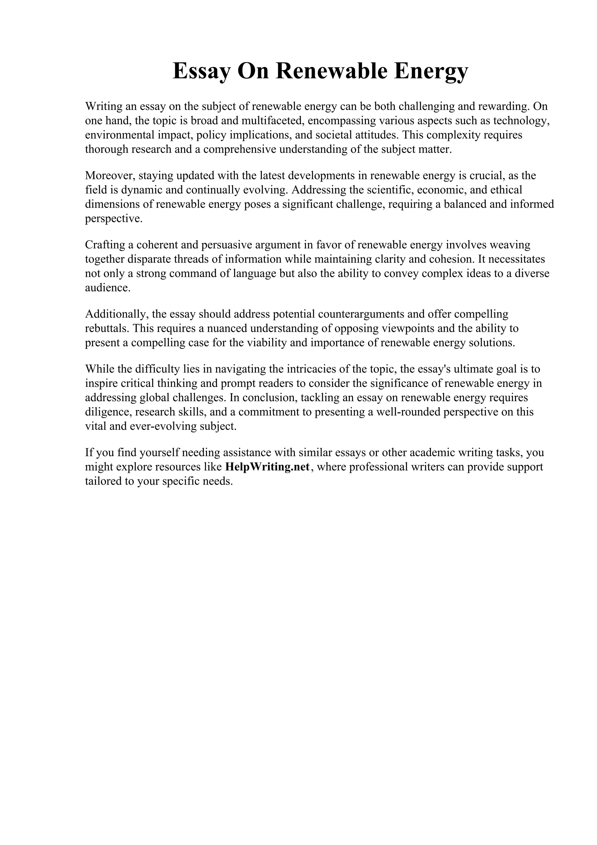 Essay On Renewable Energy.pdf