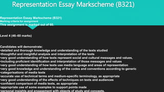 Essay on representation | PPT