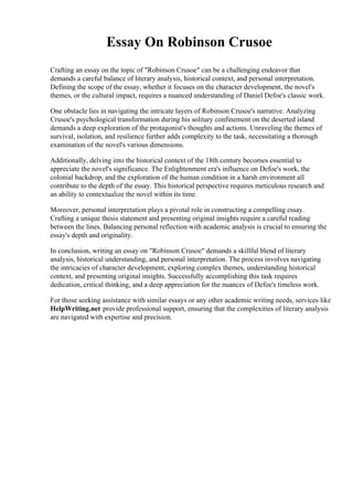 Essay On Robinson Crusoe.pdf