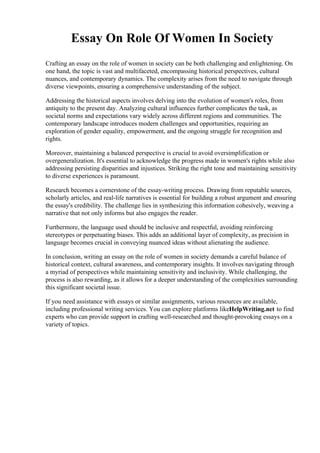 Essay On Role Of Women In Society.pdf
