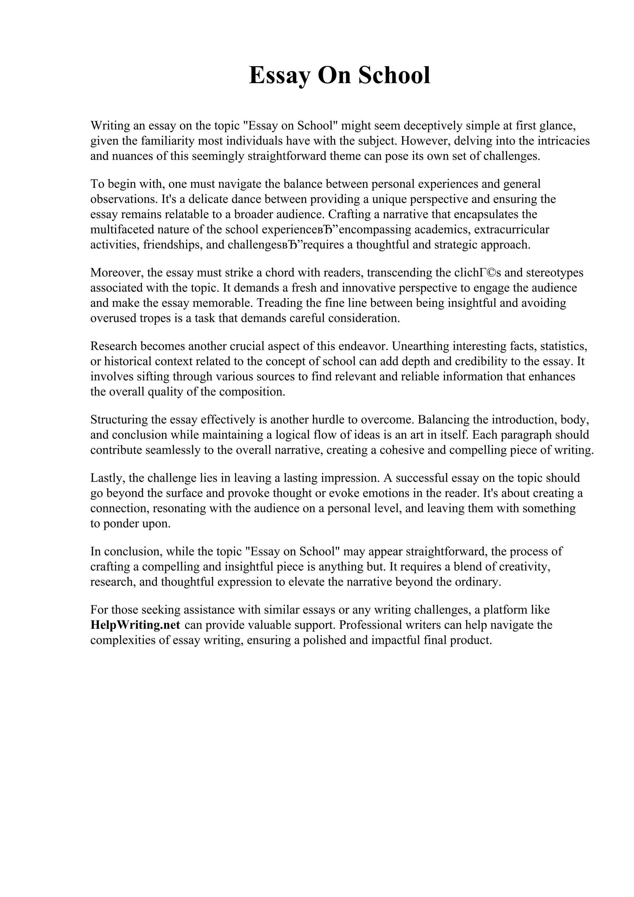 Essay On School.pdf