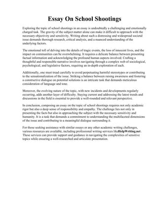 Essay On School Shootings.pdf