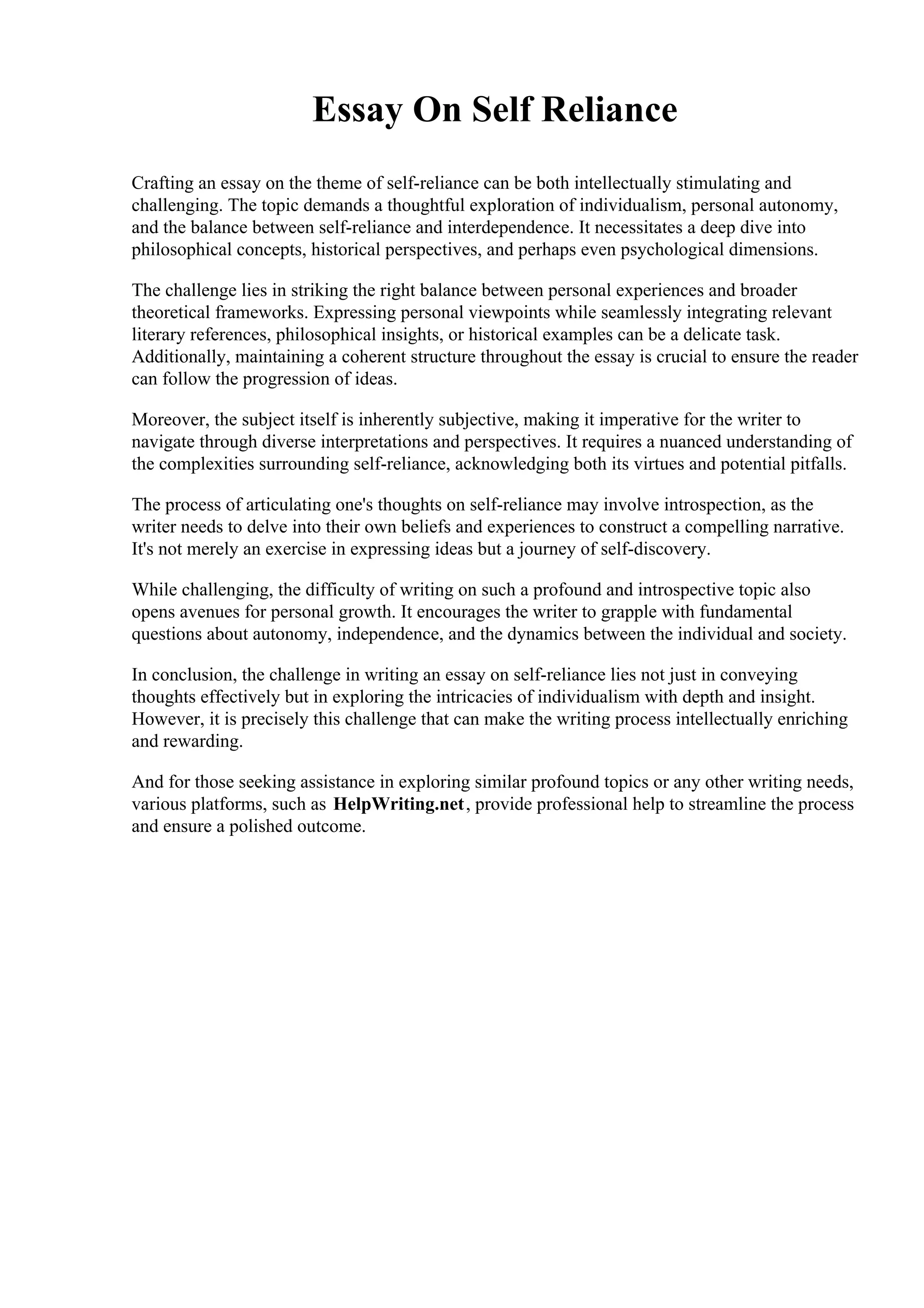 Essay On Self Reliance.pdf