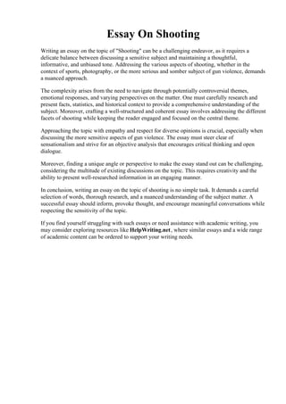 Essay On Shooting.pdf