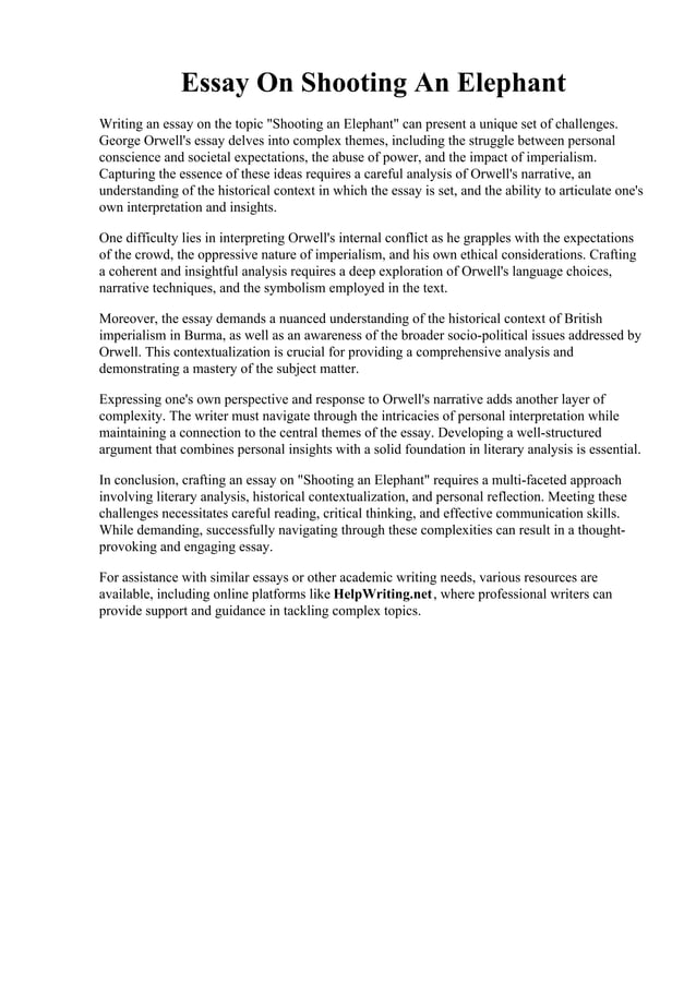 Essay On Shooting An Elephant.pdf