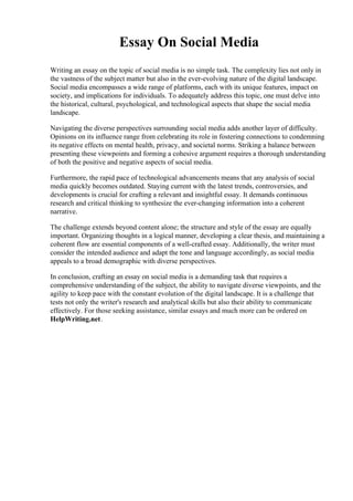Essay On Social Media.pdf